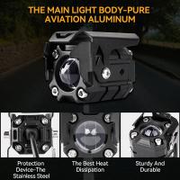 China Long Life YAYE Motorcycle Led Driving Fog Lights 60W Amber And White Projector Lights for sale