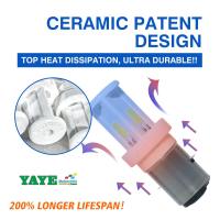 China Motorcycle Headlight AC/DC 8-80V H4 HS1 BA20D H6 P15D H6M 18w 1800LM Ceramic Led Bulb for sale