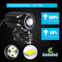 China 3570 LED 32W Triple Light External Spotlight For Universal Motorcycle Car for sale