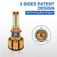 China 3 Colour Led Headlight For Motorcycle 50000Hrs Lifespan White Function for sale