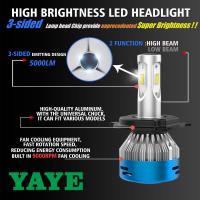 China M3Max Moto Headlight Bulb 12V 50W H6 Headlamp IP67 Ba20D Motorcycle Led Light for sale
