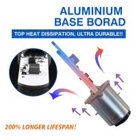 China Motorcycle LED Bulb H6 Ba20d 23W 2300LM with Aluminum Base Borad COB 12V Motor Accessories for sale