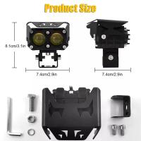 China 60W Motorcycle Driving Light Amber White Motorcycle Projector Light For Night Driving for sale