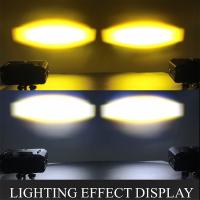 China 4900Lm/PC LED Motorcycle External Spotlight 32W Moto Led Headlight for sale