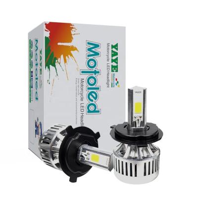 China 4500k Color Temperature YAYE 80V 4500LM High Power H4 Motorcycle Headlight for sale