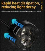 China Upgrade Your Ride with Universal Motorcycle Headlight Featuring US C R E E Lamp Bead for sale