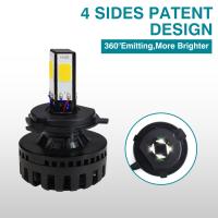 China 4 Side Emitting Design H4 LED Motorcycle Headlight Simple Installation Waterproof for sale