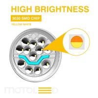 China CM125 LED Motorcycle Headlight DRL 6 Inch Universal Motorcycle Headlight for sale