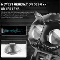 China Owl Shape 3570 Motorcycle External Spotlight 40W Aluminum Motorcycle Work Light for sale