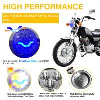 China CM125 LED Motorcycle Headlight DRL 6 Inch Universal Motorcycle Headlight for sale