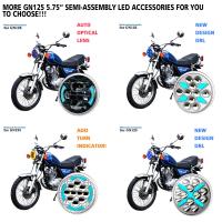 China 5.75In GN125 LED Moto Headlight With Optical Lens Motorbike Headlight for sale