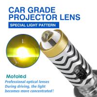 China 1100LM 11W AC DC Ba20d H4 H6 H6M HS1 Ceramic COB Motorcycle Headlight Bulb High Low Beam for sale