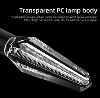 China 30000h Lifespan Motorcycle Flashing Lights LED Flowing Water Blinker Turn Signals for sale