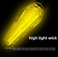 China 30000h Lifespan Motorcycle Flashing Lights LED Flowing Water Blinker Turn Signals for sale