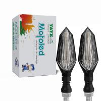 China DC12V Motorcycle LED Flowing Water Blinker Tail Flasher IP67 Bendable Turn Signals Light for sale