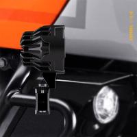 China Motorbike Scooters Fog 120W 12000LM/Pair 6500K White Spot Light with Switch Headlight for sale