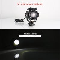China U5 LED Projector Lens Headlight Motorcycle Spotlight With Aviation Aluminum Parts for sale