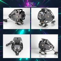 China U5 LED Projector Lens Headlight Motorcycle Spotlight With Aviation Aluminum Parts for sale