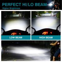 China YAYE 100W 12000LM 8 Side Emitting H4 Led Motorcycle Headlight with Durable and Design for sale