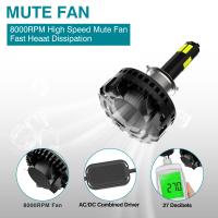 China Motorcycle LED Headlight 8000LM H4 AC/DC Bombillo White Side Emitting COB Lamp Bead for sale