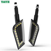 China Blue Motorcycle LED Turn Signal Indicator Light With 6500k Light Temperature for sale