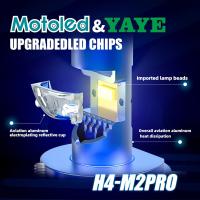 China 80W CSP H4 H7 Motorcycle Headlight Bulb for Bajaj Pulsar 180 CG125 GN125 AX100 CT100 for sale