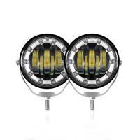 China 50W 5000LM AC DC 8V 12V 80V Led Fog/Driving Lights External Spotlight Projector Lens DRL Blue Red Amber for sale