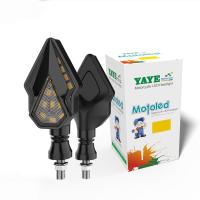 China ABC PC YAYE 2 In 1 Motorcycle Water Lamp LED Turn Signal Indicator Mini Light at DC12V for sale