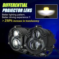 China 3570CSP Light Source YAYE Exploradoras Motorcycle Laser Projector Lens in White/Yellow for sale