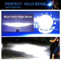 China 20W 2000LM Projector Lens Dual Color White Yellow Light Blue DRL DC12V for Products for sale