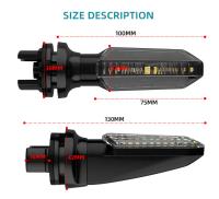 China DC12V Voltage ABC PC Material YAYE Water Lamp Motorcycle Turn Signal Indicators Light for sale