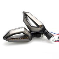 China DC12V Yellow LED Water Flow Turn Signal Warning Light for YAYE Motorcycle 2385 for sale