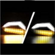 China DC12V Yellow LED Water Flow Turn Signal Warning Light for YAYE Motorcycle 2385 for sale