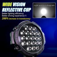China Universal 13Inch Car LED Work Light 61W 6300LM AC DC 8-100V for Offroad UTV ATV Truck for sale