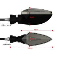 China Universal Voltage 12V LED Waterproof Motorcycle Steering Lights Turn Signal Indicator for sale