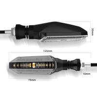 China Universal Motorcycle LED Turn Lamp with Waterproof Design and 6500k Light Temperature for sale