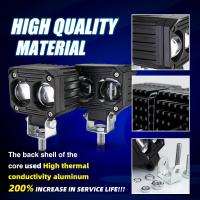 China YAYE Motorcycle Mini Driving Light with 40W 4000LM Dual Color and Aviation Aluminum Parts for sale