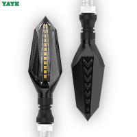 China LED Motorcycle Turn Signal Head Lamp 30000hours Lifespan and 6500k Light Temperature for sale