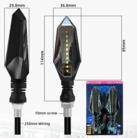 China LED Motorcycle Turn Signal Head Lamp 30000hours Lifespan and 6500k Light Temperature for sale