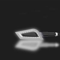 China 6500k Light Temperature Motorcycle LED Turn Signal Indicator Light for DC12V Scooters for sale