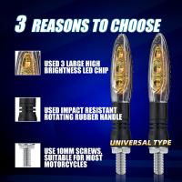 China Motorcycle Turn Signal Lights Classic Amber DC12V High Brightness For YYZXD-53 Model for sale
