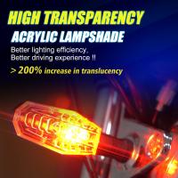 China AC DC 8V-80V 6500k Projector Lens Laser Dynamic Motorcycle Turn Indicator for sale