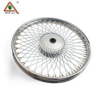 China 250 Spokes Rear WY125 ZJ125 Aluminium Motorcycle Rims With Drum Brake Hub for sale