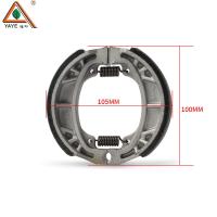 China Aluminium Alloy Motorcycle Brake Shoe CG125 CG150 CG200 Rear And Front Brake Pads for sale