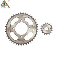 China Gn125 Motorcycle Sprocket Set 42t-15t 428h-116l Motorcycle Chain Sprocket for sale