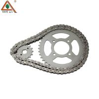 China HJ125 CM125 WY125 Motorcycle Sprocket And Chain Kit BAJAJ CGL Repuestos Kits Sets for sale