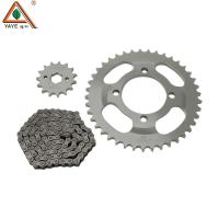 China HJ125 CM125 WY125 Motorcycle Sprocket And Chain Kit BAJAJ CGL Repuestos Kits Sets for sale
