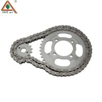 China HJ125 CM125 WY125 Motorcycle Sprocket And Chain Kit BAJAJ CGL Repuestos Kits Sets for sale