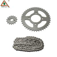 China HJ125 CM125 WY125 Motorcycle Sprocket And Chain Kit BAJAJ CGL Repuestos Kits Sets for sale