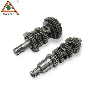 China Motorcycle Steel Counter Shaft And Main Shaft For Honda CG125 CG150 Engine Gears for sale